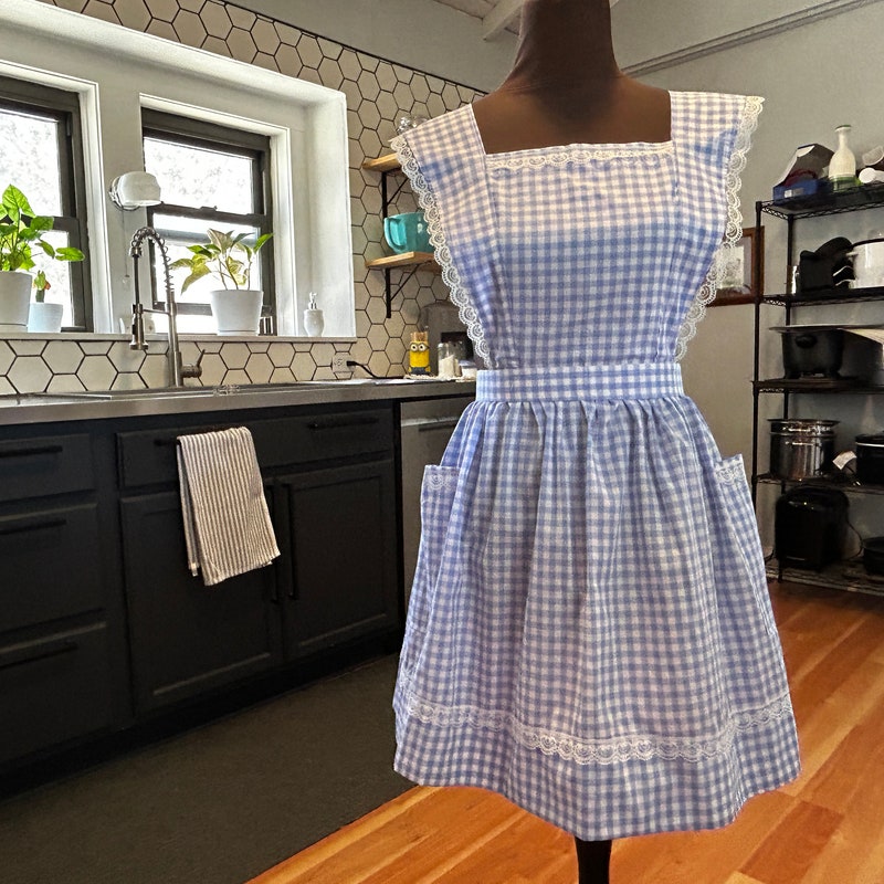 Gingham Apron - Etsy