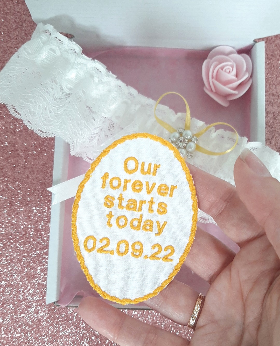 Personalised Tie Patch, Iron-on Wedding Patch, Choice of Colour and Text, Gift for Groom - Etsy