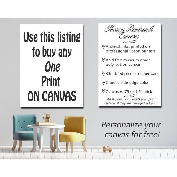 Kids Room Canvas - Etsy