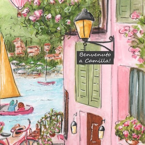 Italian Girls Teen Bedroom Decor Nursery Room Prints, Set of 4 ...