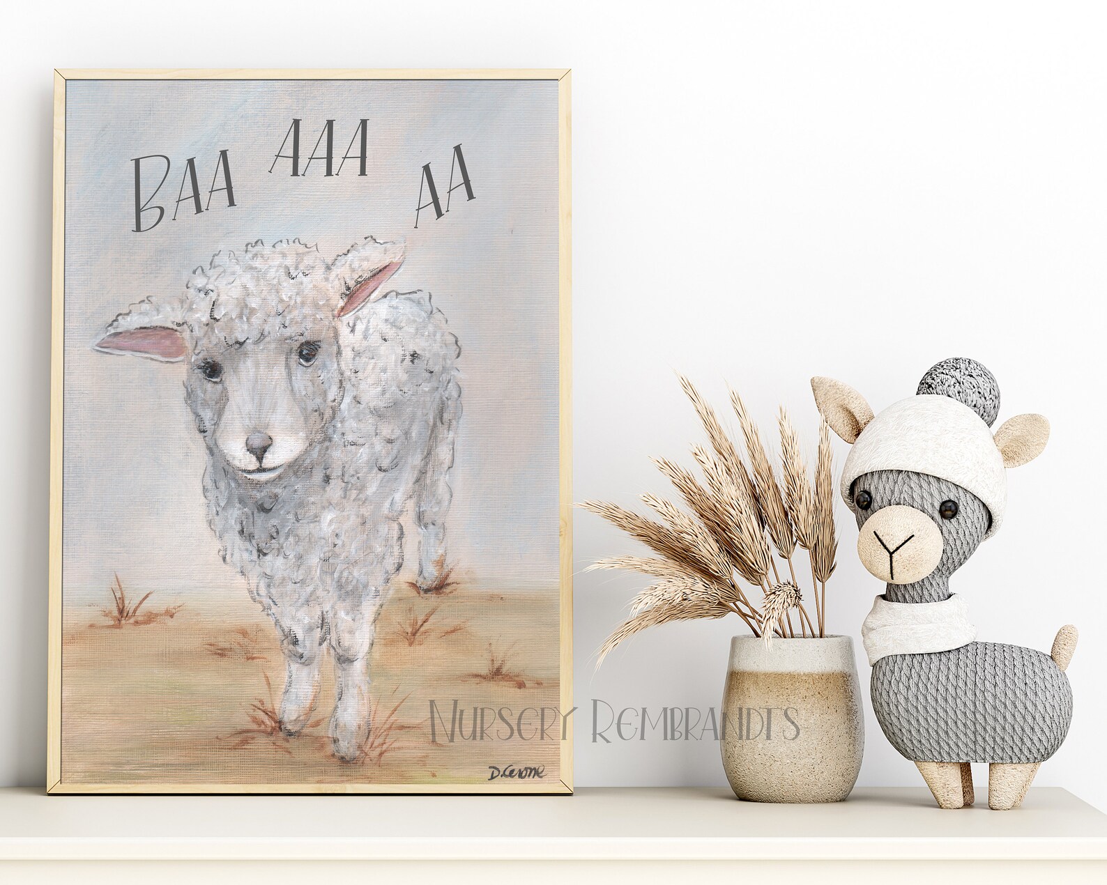 Farm Animal Prints Barnyard Nursery Wall Art Set of 4 - Etsy