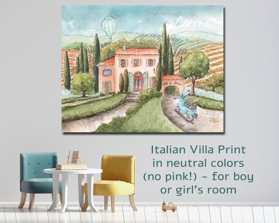 Tuscan Villa Art Tuscan Villa I Canvas Wall Art By Jennifer Paxton