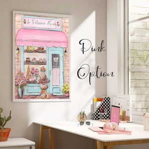Paris Storefront, Personalized Laduree Print French Patisserie, Macaron ...