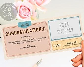 Happy Anniversary Gift Certificate / Printable Gift Voucher - Etsy