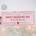 Lovely Happy Wedding Gift Certificate Template / Editable Wedding Gift ...