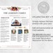 Fall Winter Newsletter Template Two Pages With Photos / Editable Office ...