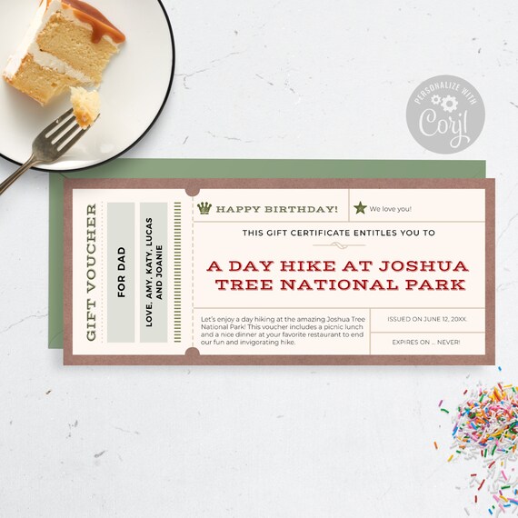 Fun Gift Certificate Template