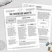 Editable Newsletter Template With Two Pages: Traditional Gazette ...