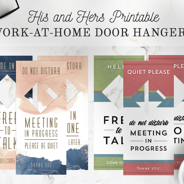 Printable Zoom Meeting Signs - Etsy