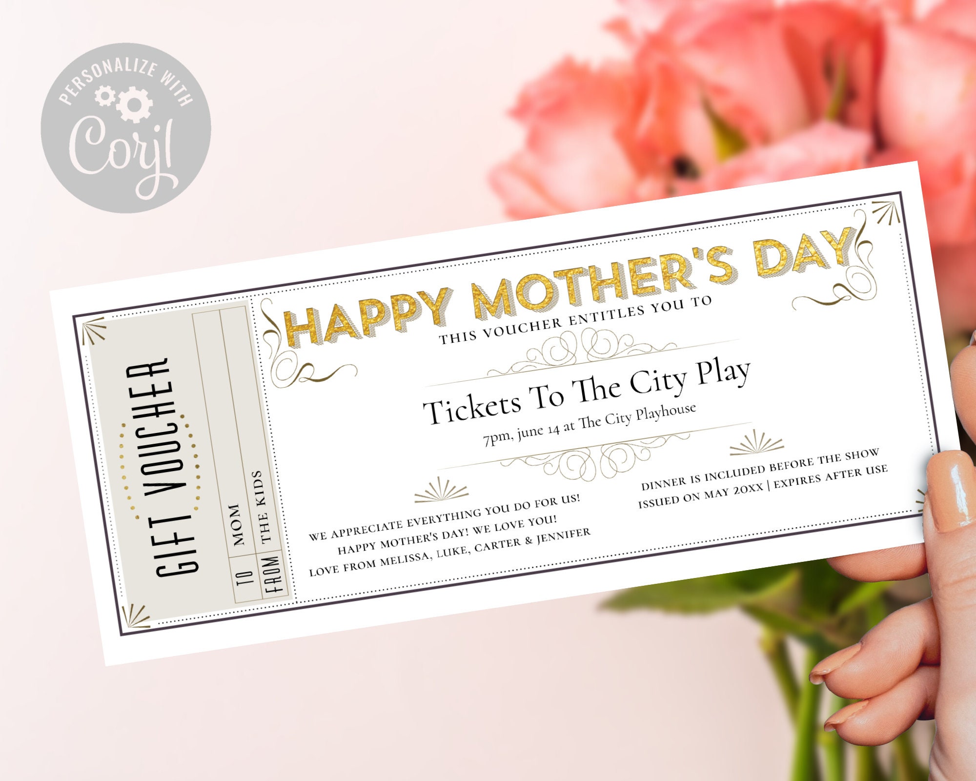 Editable Mother s Day Coupon Book Printable Mother s 
