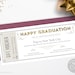 Editable Graduation Gift Certificate Template: Elegant Voucher With ...
