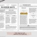 Editable Newsletter Template With Two Pages, Organization Newspaper ...