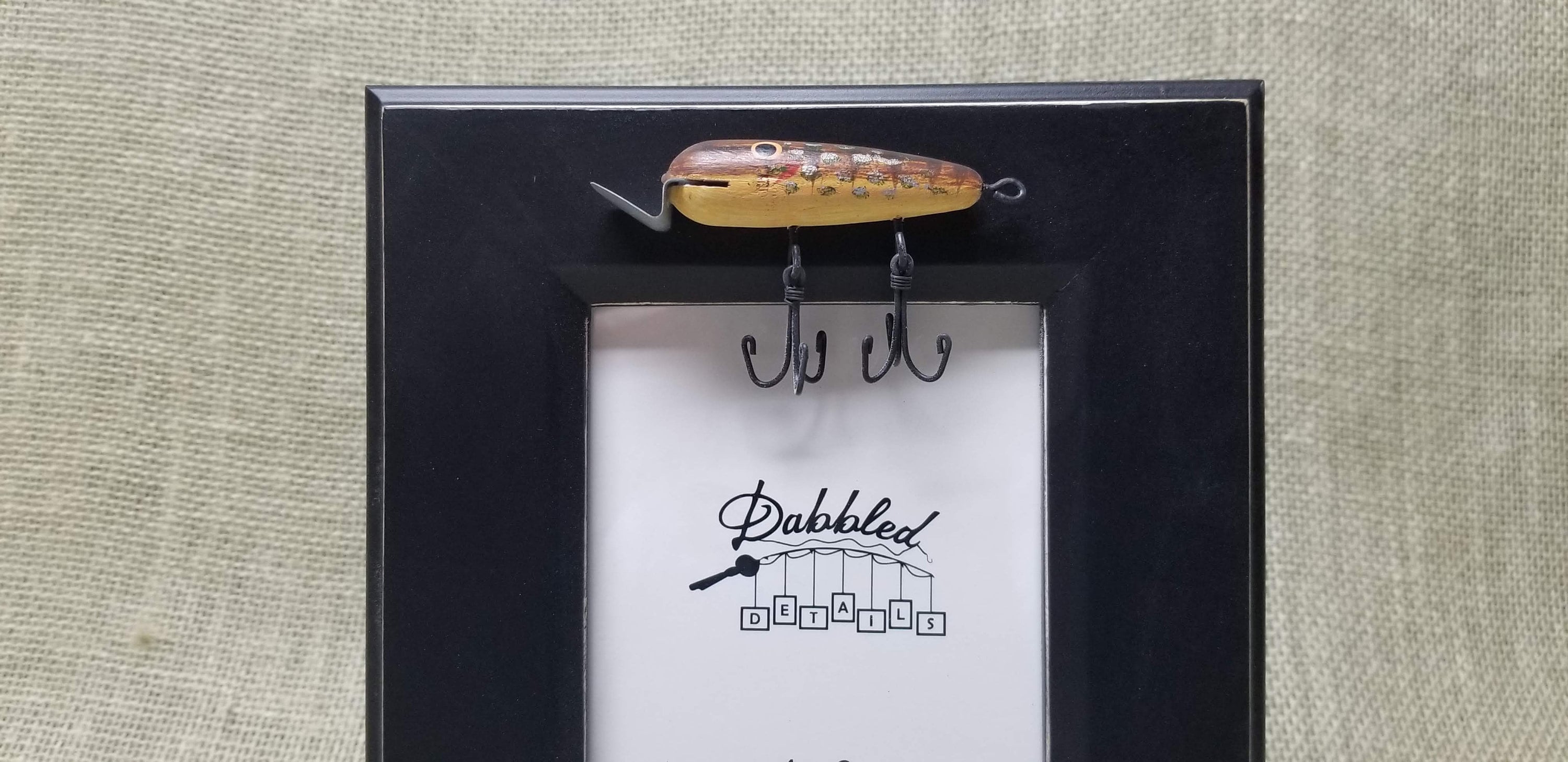 Fishing Picture Frame - Black Flat with Beveled Edges 4 x 6 - Fishing ...