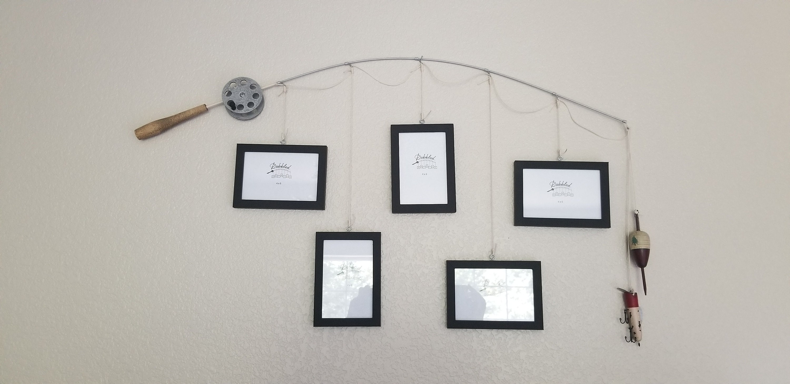 Fishing Pole Picture Frame