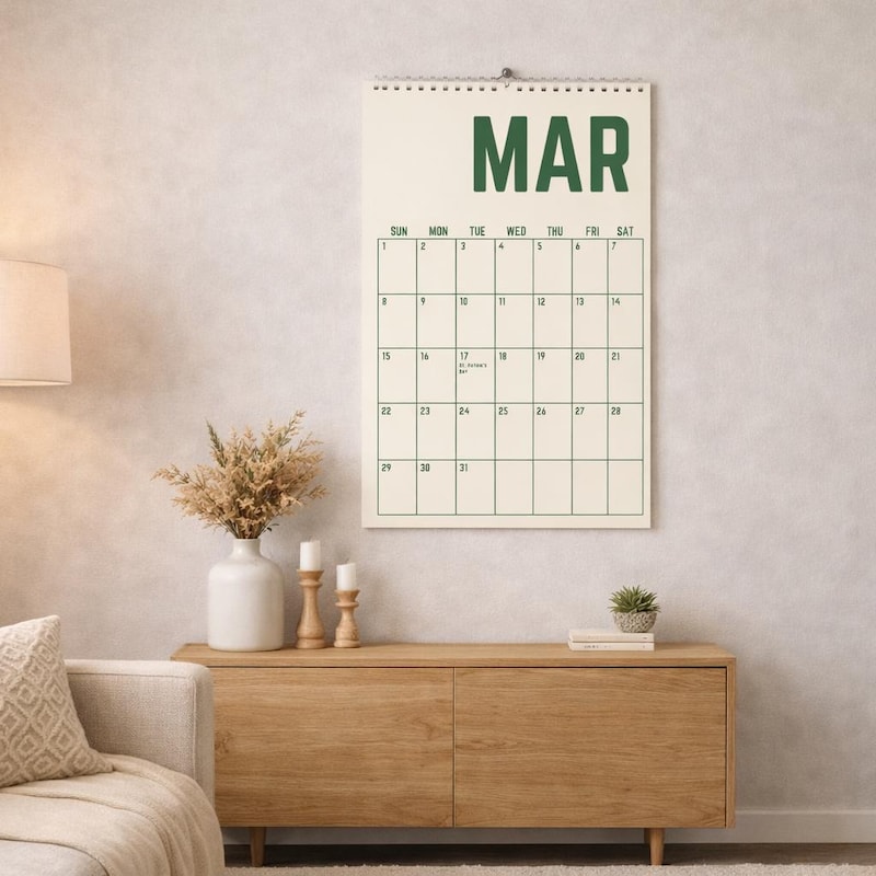 Retro Desk Calendar - Etsy