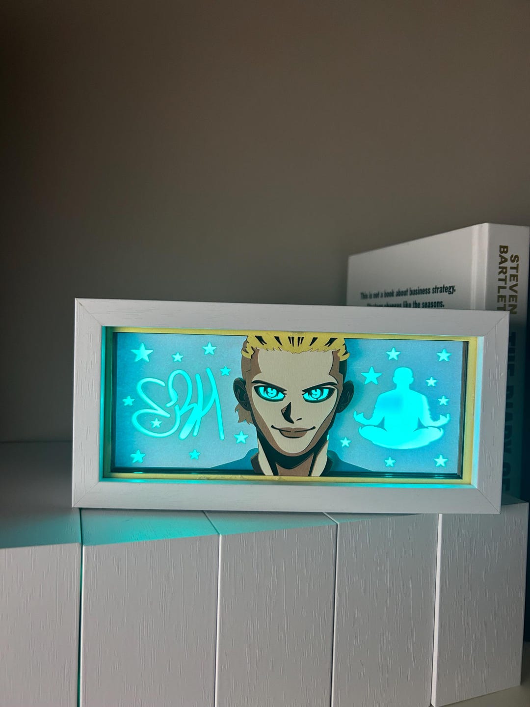 Erling Haaland Manchester City LED Light Box – Football Fan Decor Night ...