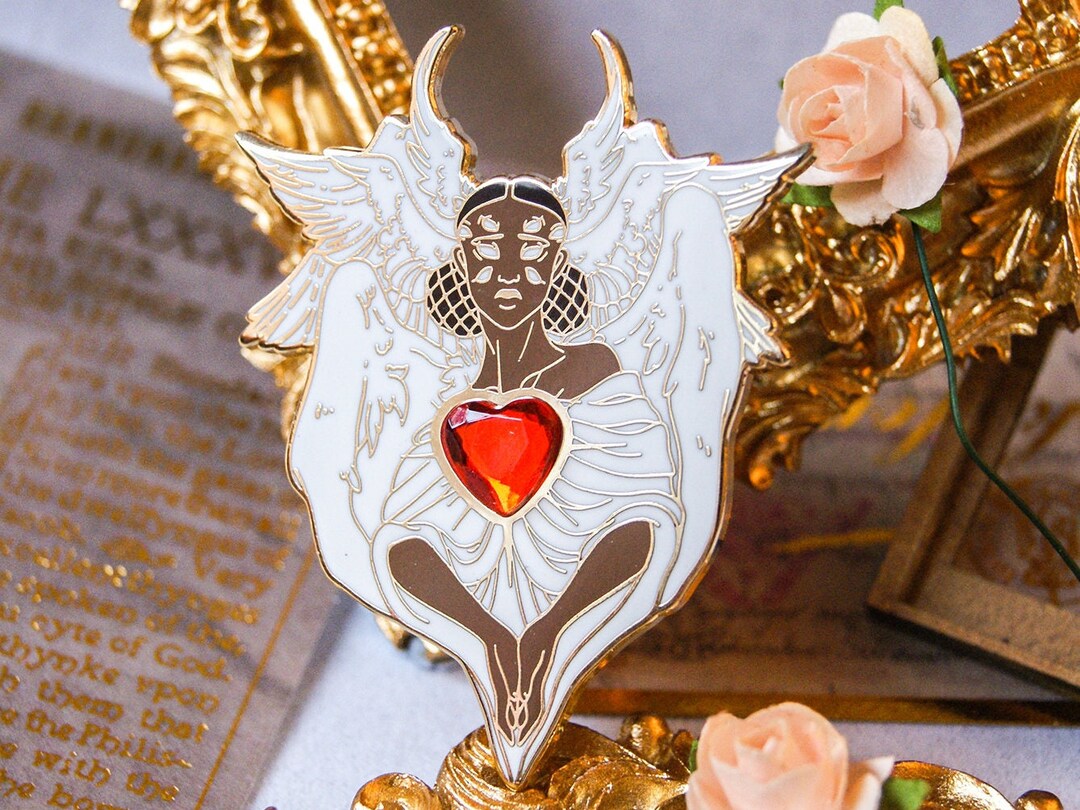 The Seraphim Enamel Pin From Angel Pins for Goths and Dark Academia ...