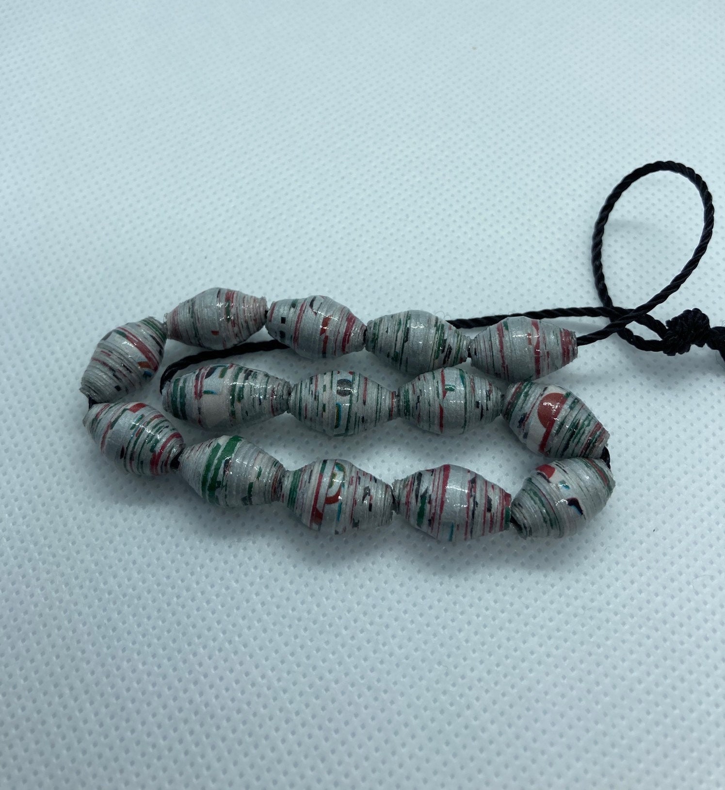 Paper Beads Handmade Loose Beads Jewelry Making DIY Craft Beads Lot of ...