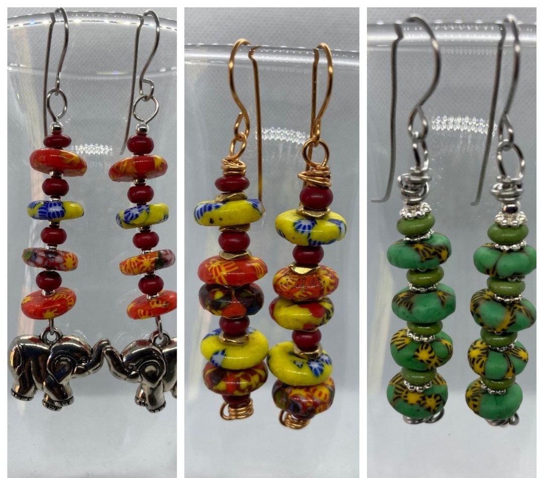 Afrocentric African Earrings | Tribal Earrings | African Jewelry ...