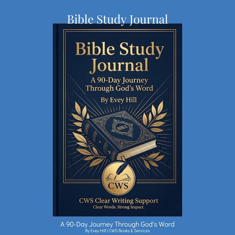 Bible Study Journal Printable | 90-day Christian Devotional | Scripture ...