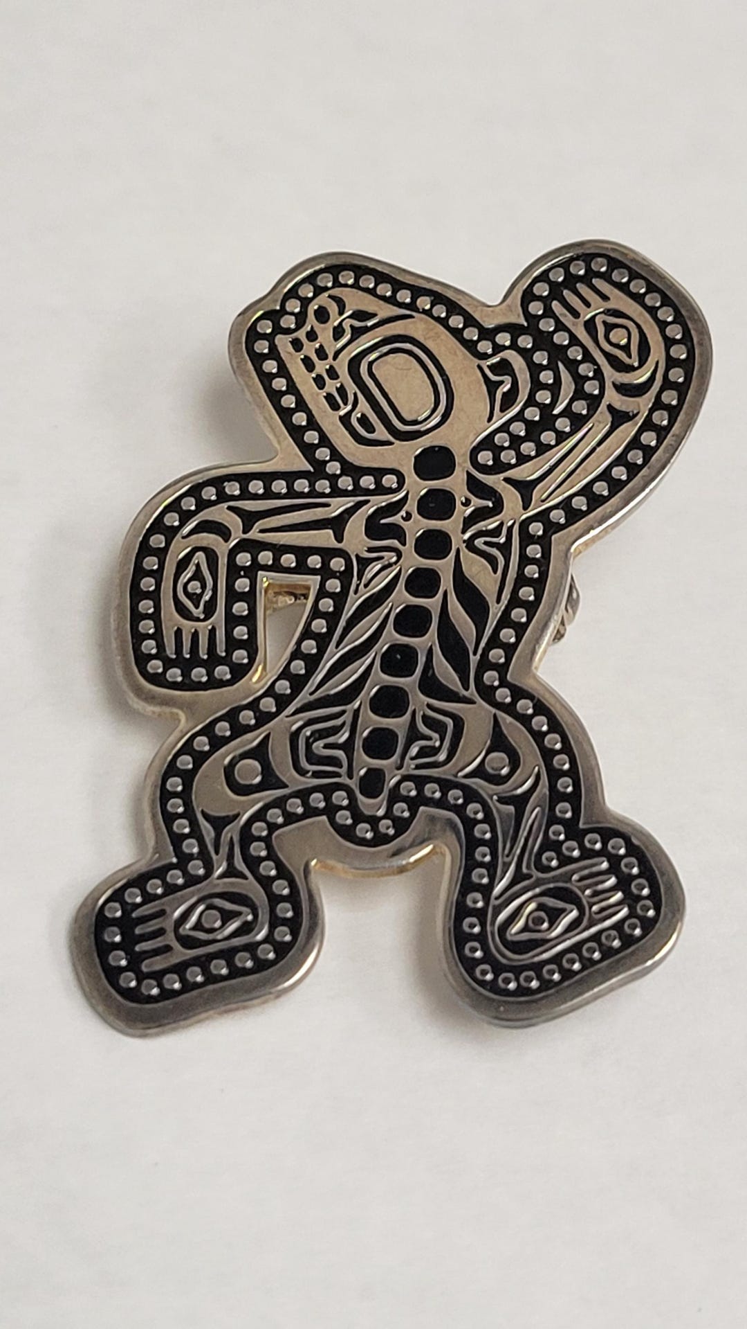 Vintage Lyle Wilson Spirit Bear Pendant Brooch – Northwest Coast ...