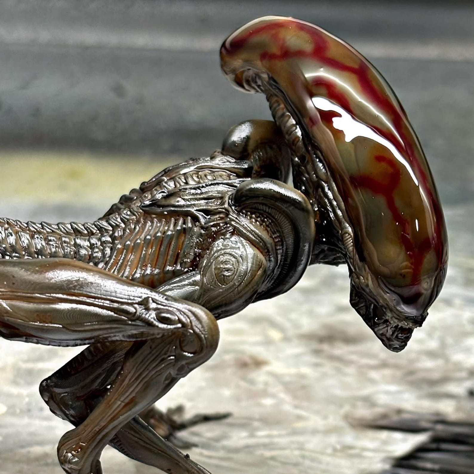Xenomorph Figurine/scene 1/12 Scale Model, Statue, Xenomorph Figurine ...