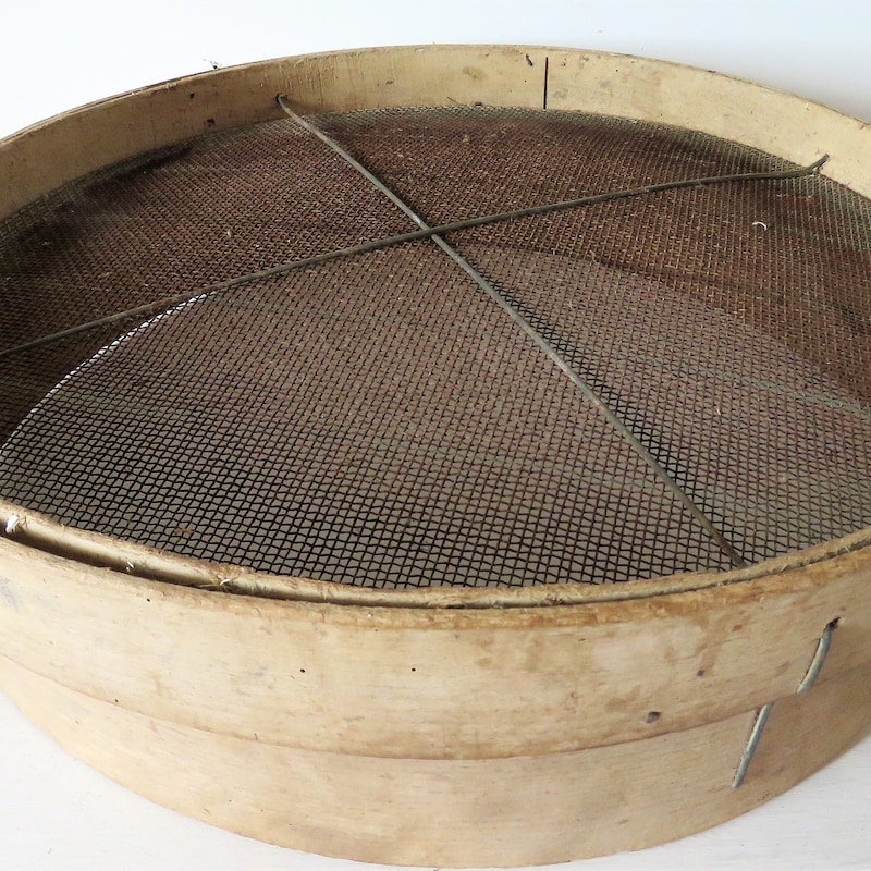 Wooden Sieve - Etsy