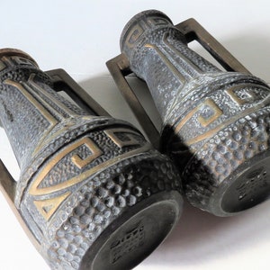 Pair of Bretby Clanta Vases, Art Deco Vases, Vintage Vases, English ...