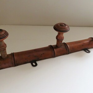Vintage French Coat Rack Vintage French Peg Rack Faux Bamboo - Etsy