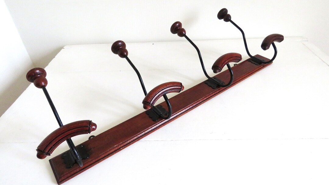 Vintage French Coat Hat Rack, French Hat Rack, Vintage Peg Rack - Etsy