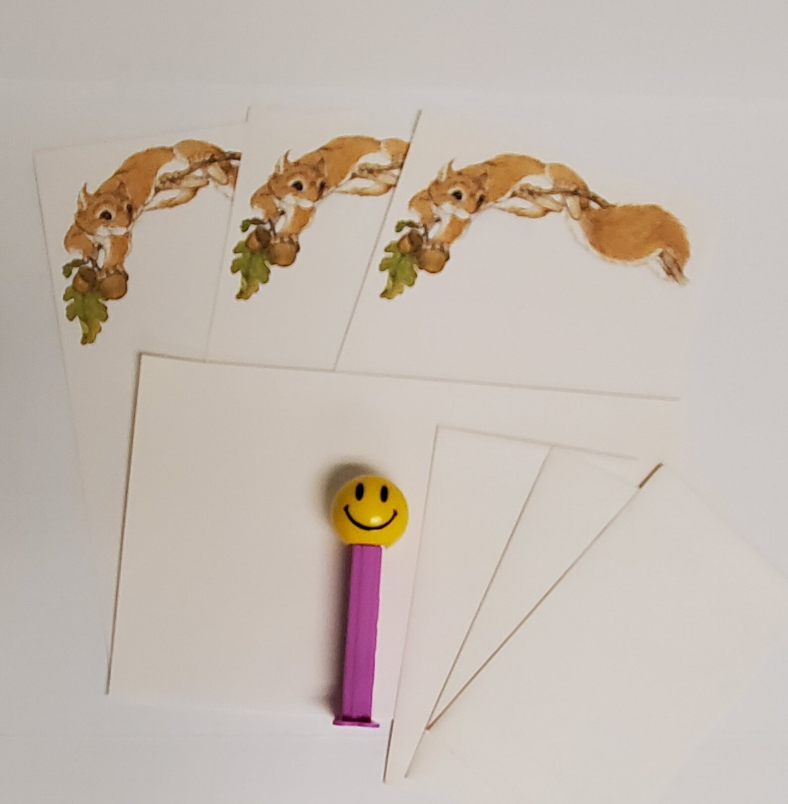Vintage Current, Inc. Stationery "saucy Squirrel" YOUR CHOICE: Just A ...