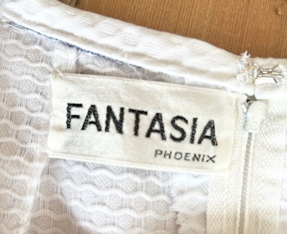 Vintage 1960s Fantasia Phoenix White Dress - Gem