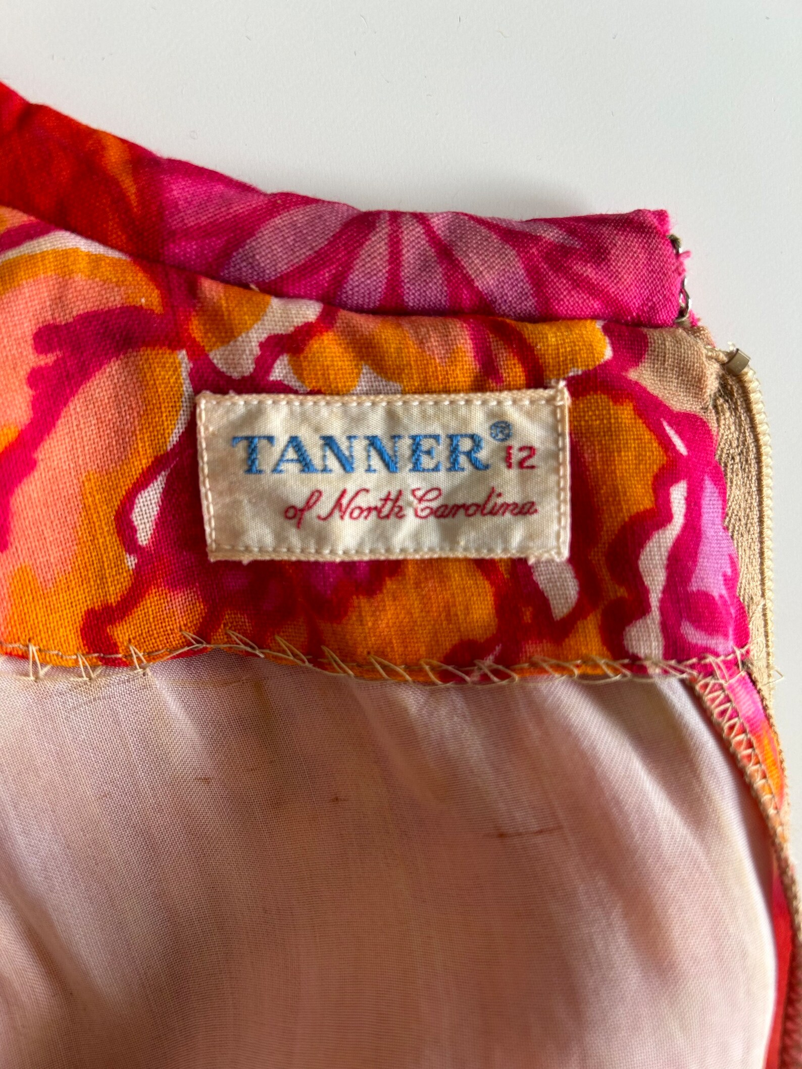 Vintage 1960s Tanner of North Carolina Shift Dress - Etsy