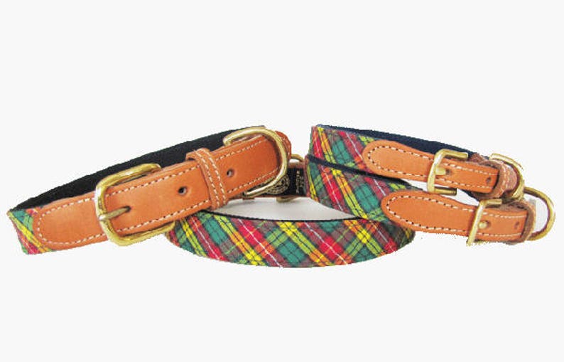 Buchanan SCOTTISH TARTAN PLAID Classic Luxury Dog Collar - Etsy
