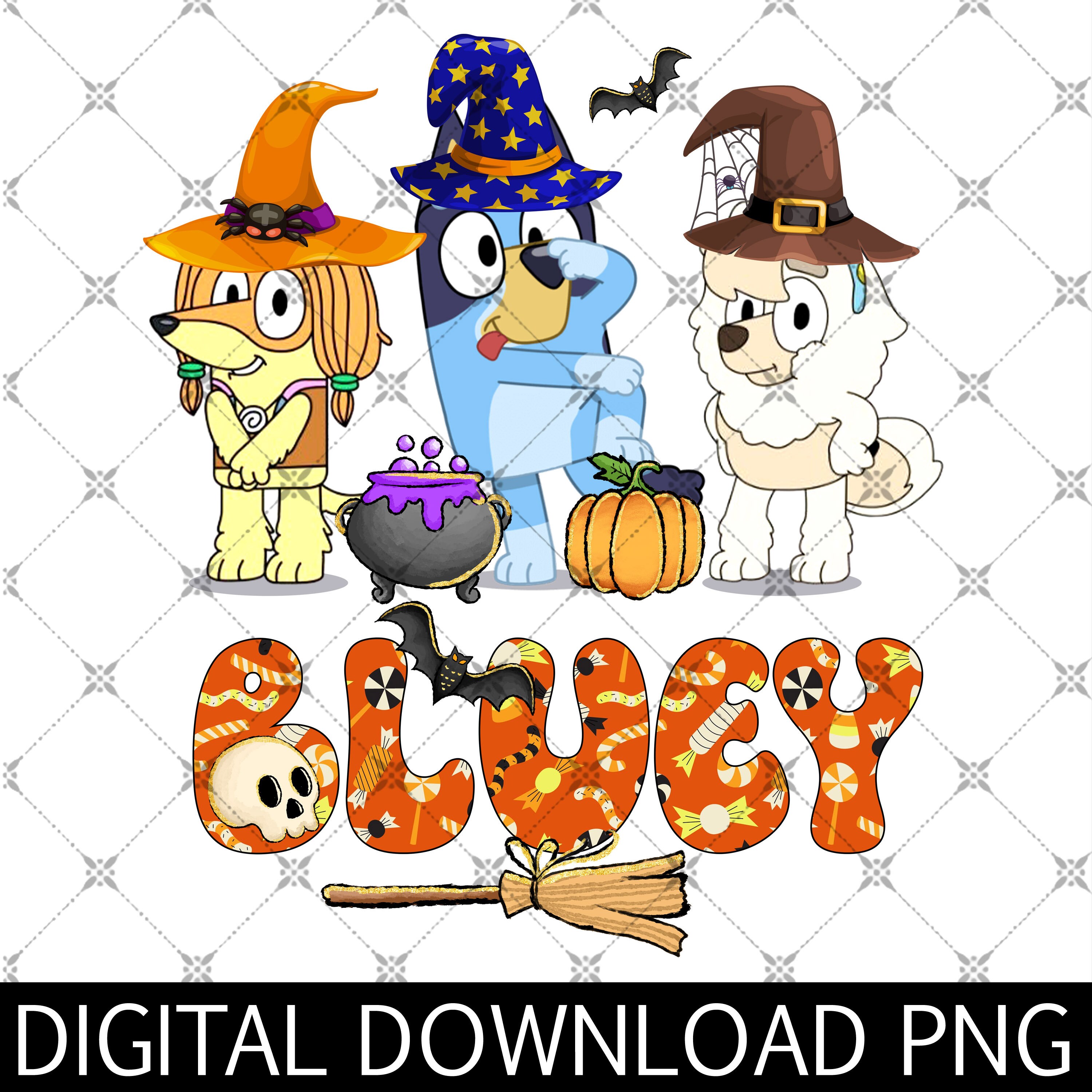 Bluey Halloween Png Bluey Trick Or Treat Png Happy - Etsy Portugal
