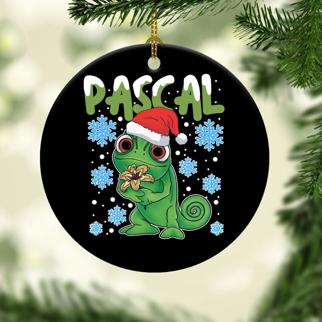 Pascal Floral Christmas Lights Ornament Rapunzel Pascal Xmas - Etsy
