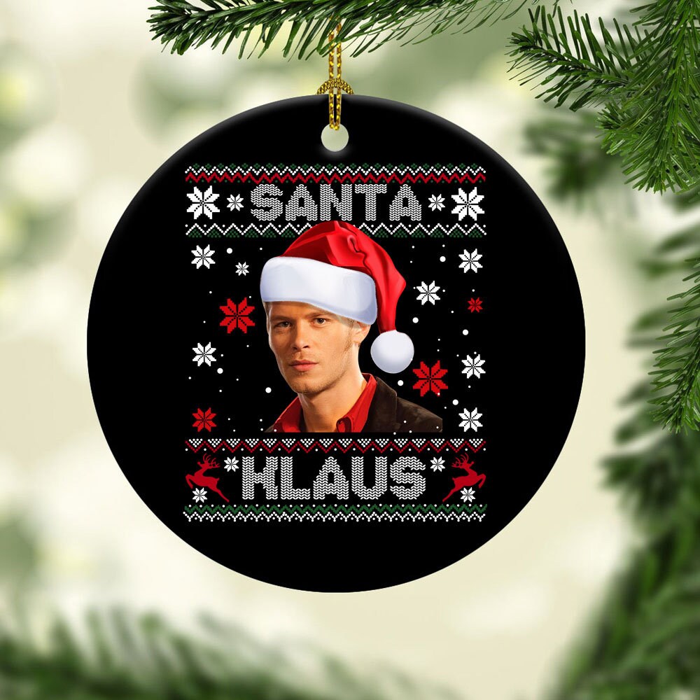 Santa Kalus Ugly Christmas Ornament Klaus Mikaelson - Etsy