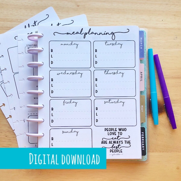 Happy Planner Insert - Etsy