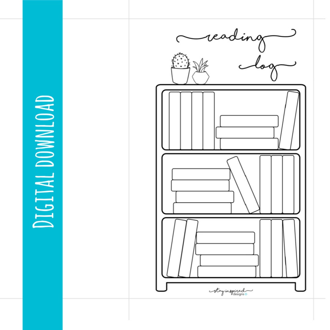PRINTABLE - MINI Happy Planner Reading Log | Happy Planner Insert |mini ...