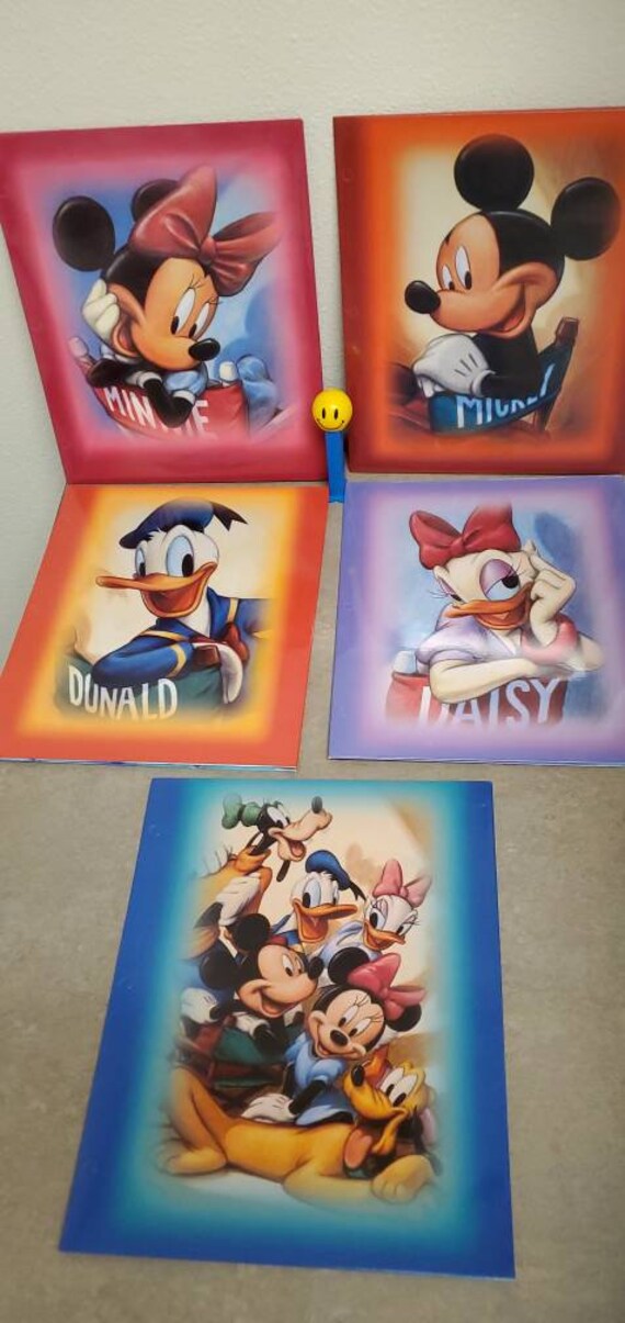 Vintage Disney 1980-1990's School Portfolios New Old - Etsy