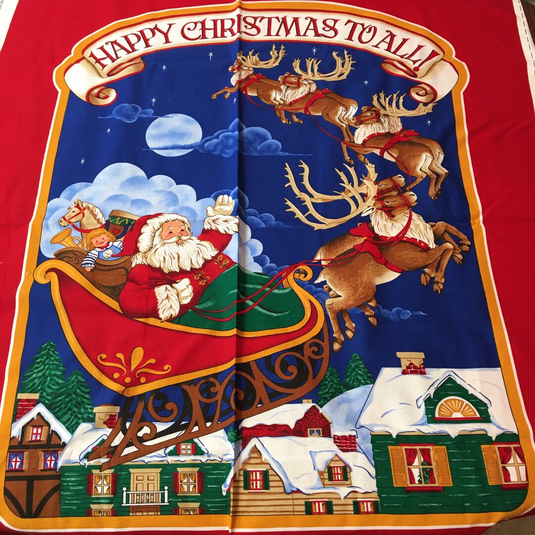 Saint Nicholas Wallhanging Cranston VIP Fabric Panel Twas the Night ...