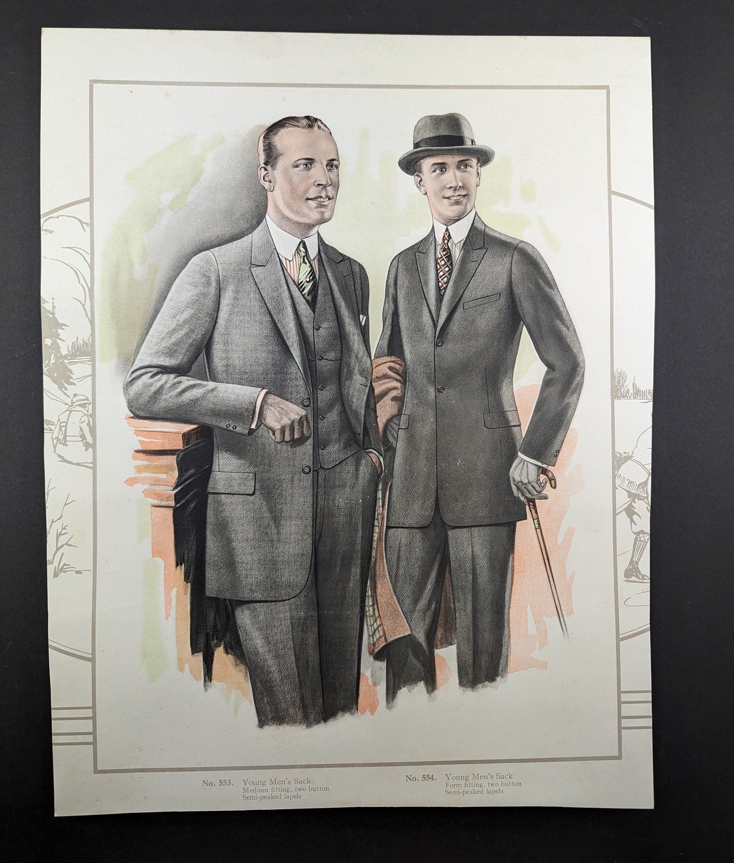 Vintage 1924 M Born & Company Mens Formal Wear Tailored Suits Catalog ...