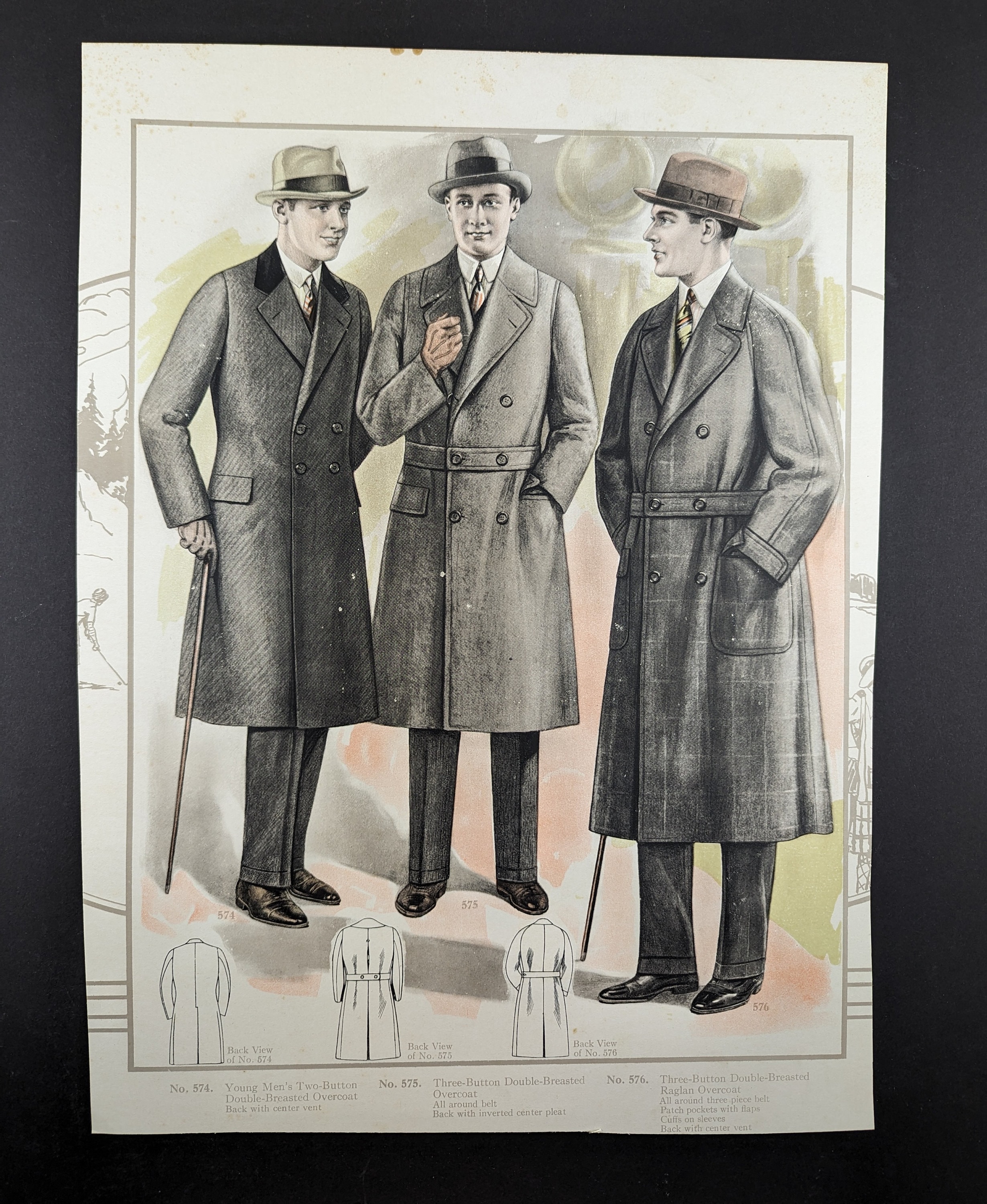 Vintage 1924 M Born & Company Mens Formal Wear Tailored Suits Catalog ...