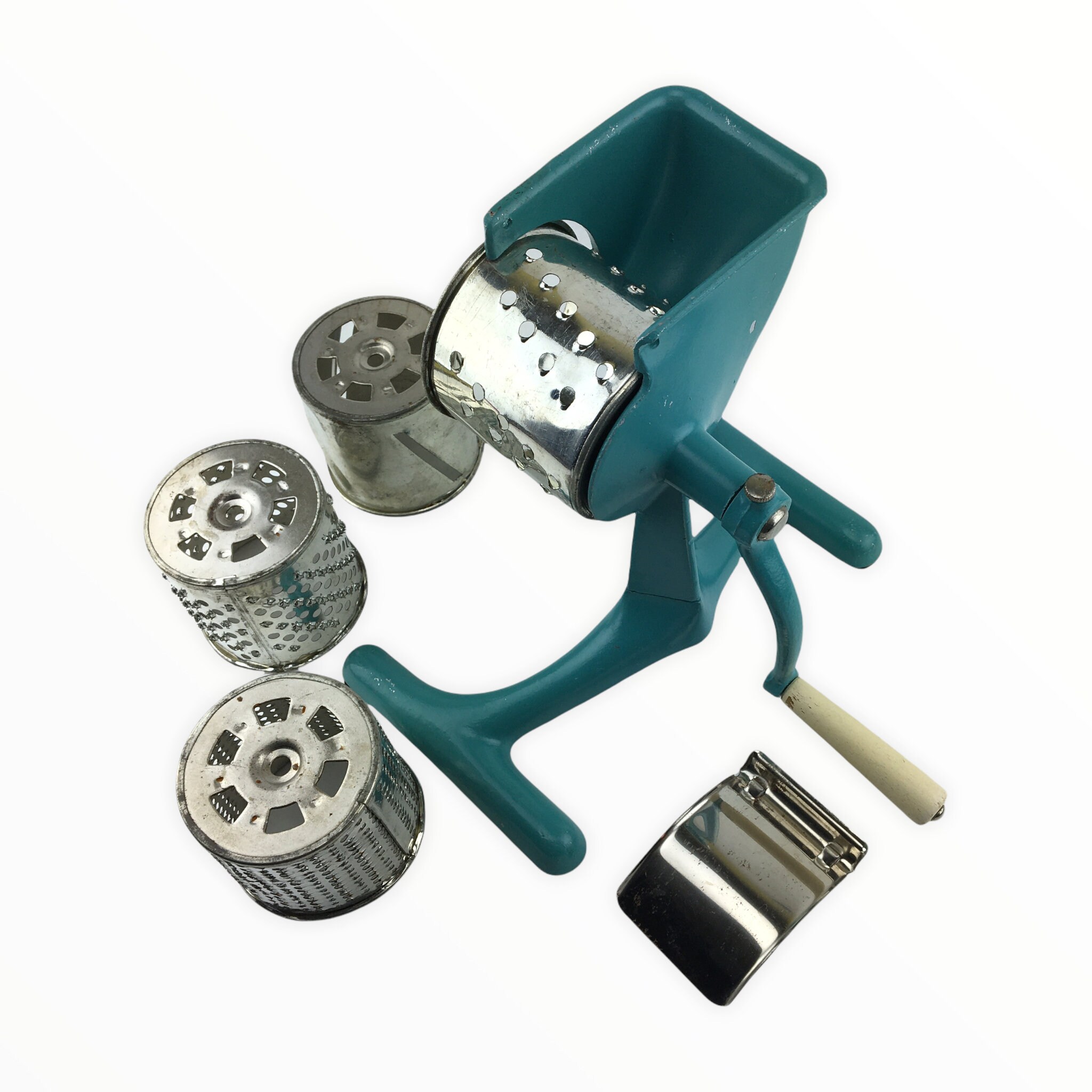 Vintage 1950s Food Processor, Grinder, Shredder Made in Germany Aqua ...