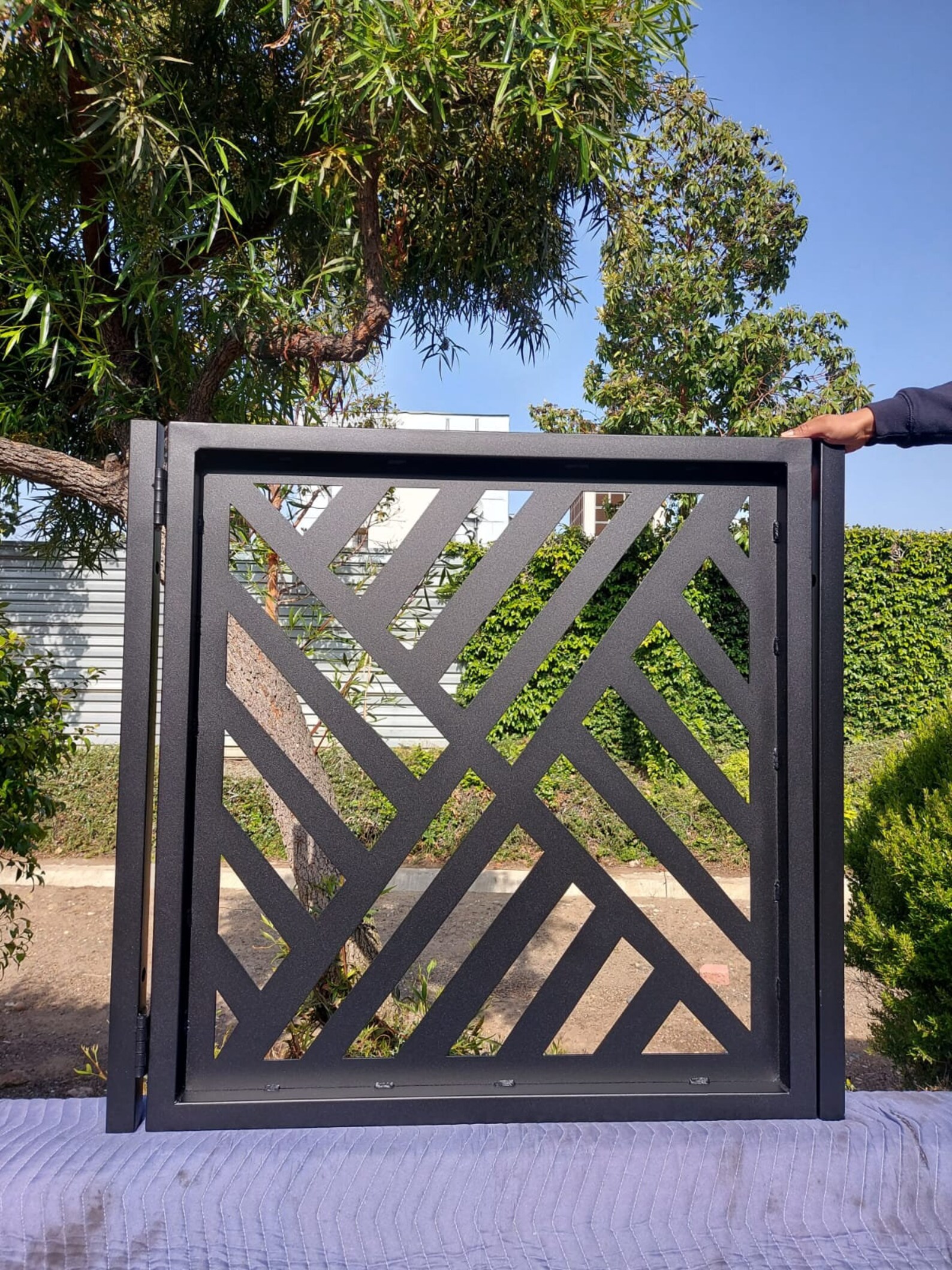 Contemporary Modern Metal Gate Modern Metal Gate Custom - Etsy