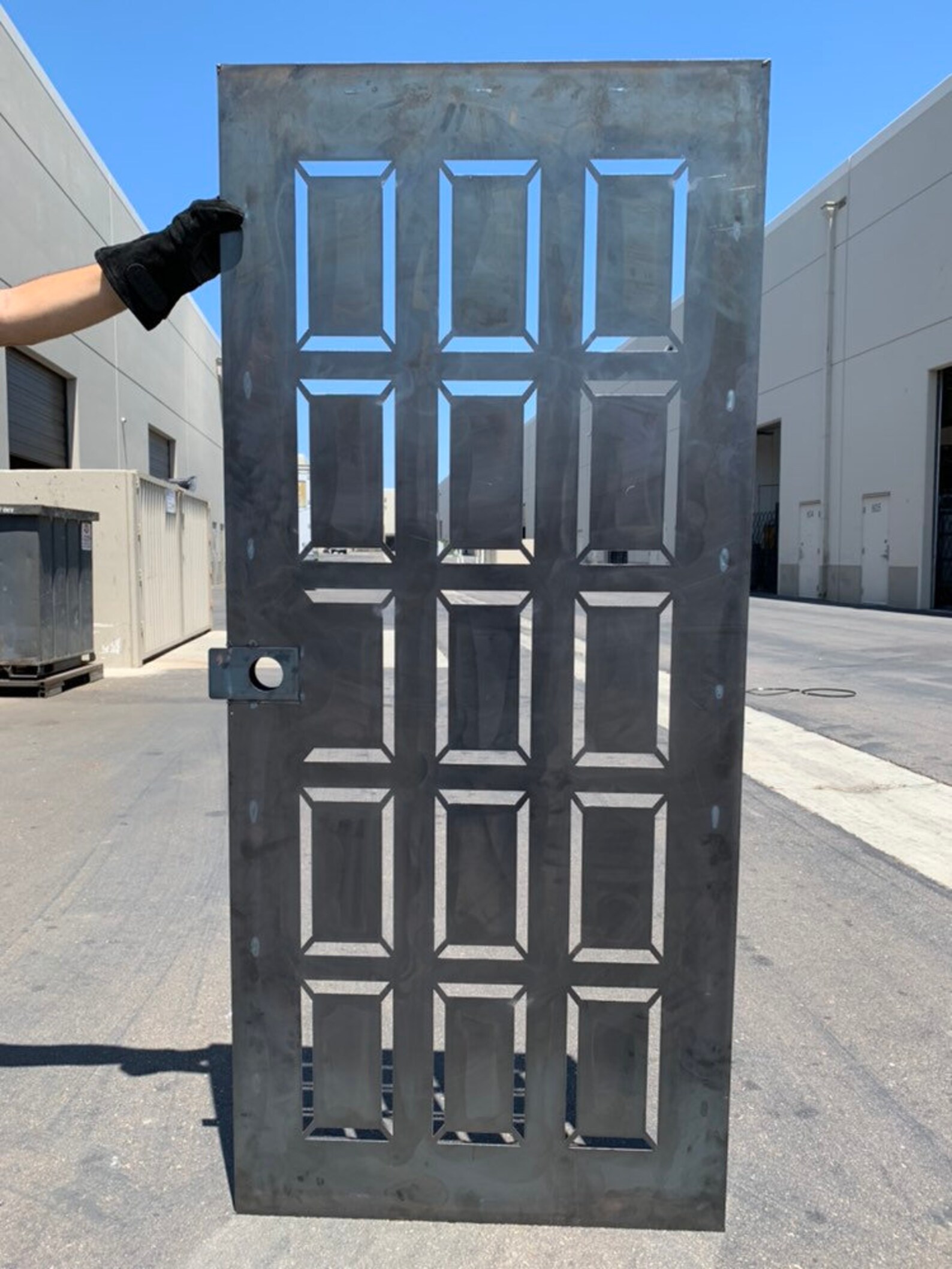 Contemporary Modern Metal Gatemodern Metal Gate Custom Size - Etsy