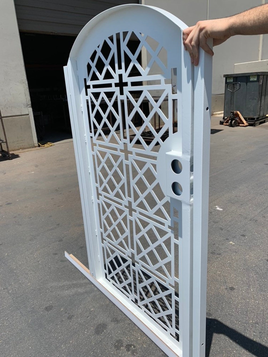 Metal gateModern Metal Gate Custom Art Pedestrian Walk | Etsy