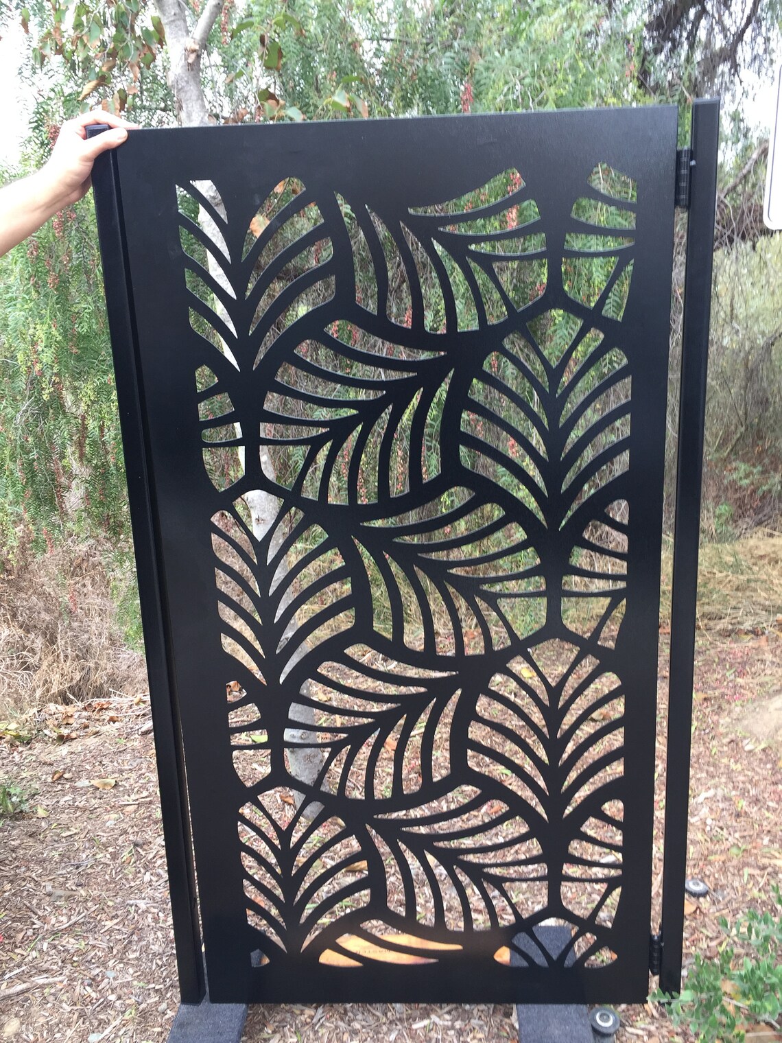 Urban Design Modern Metal Gate custom Pedestrian Gat Garden | Etsy Canada