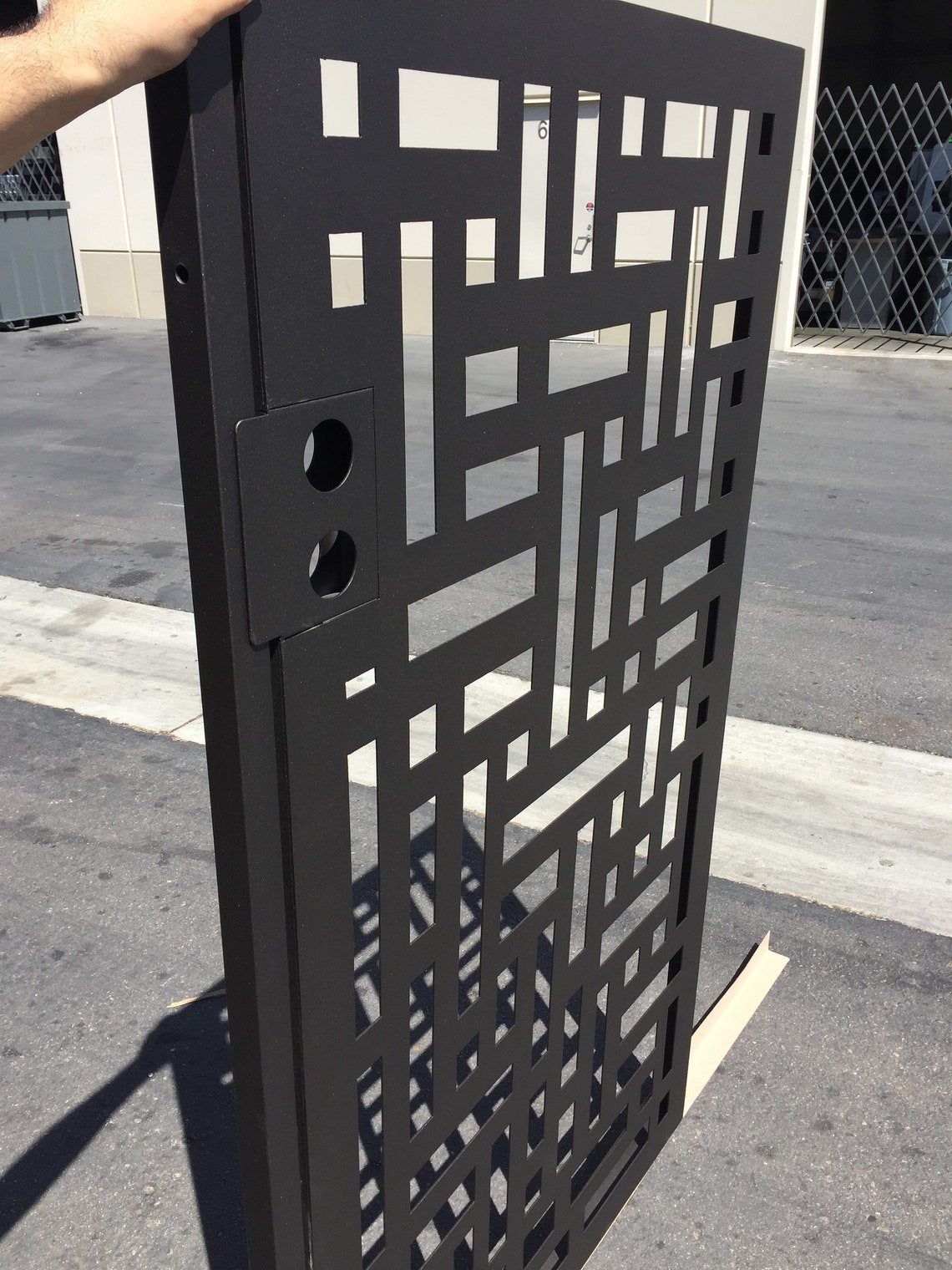 Contemporary Modern Metal Gatemodern Metal Gate Custom Size - Etsy