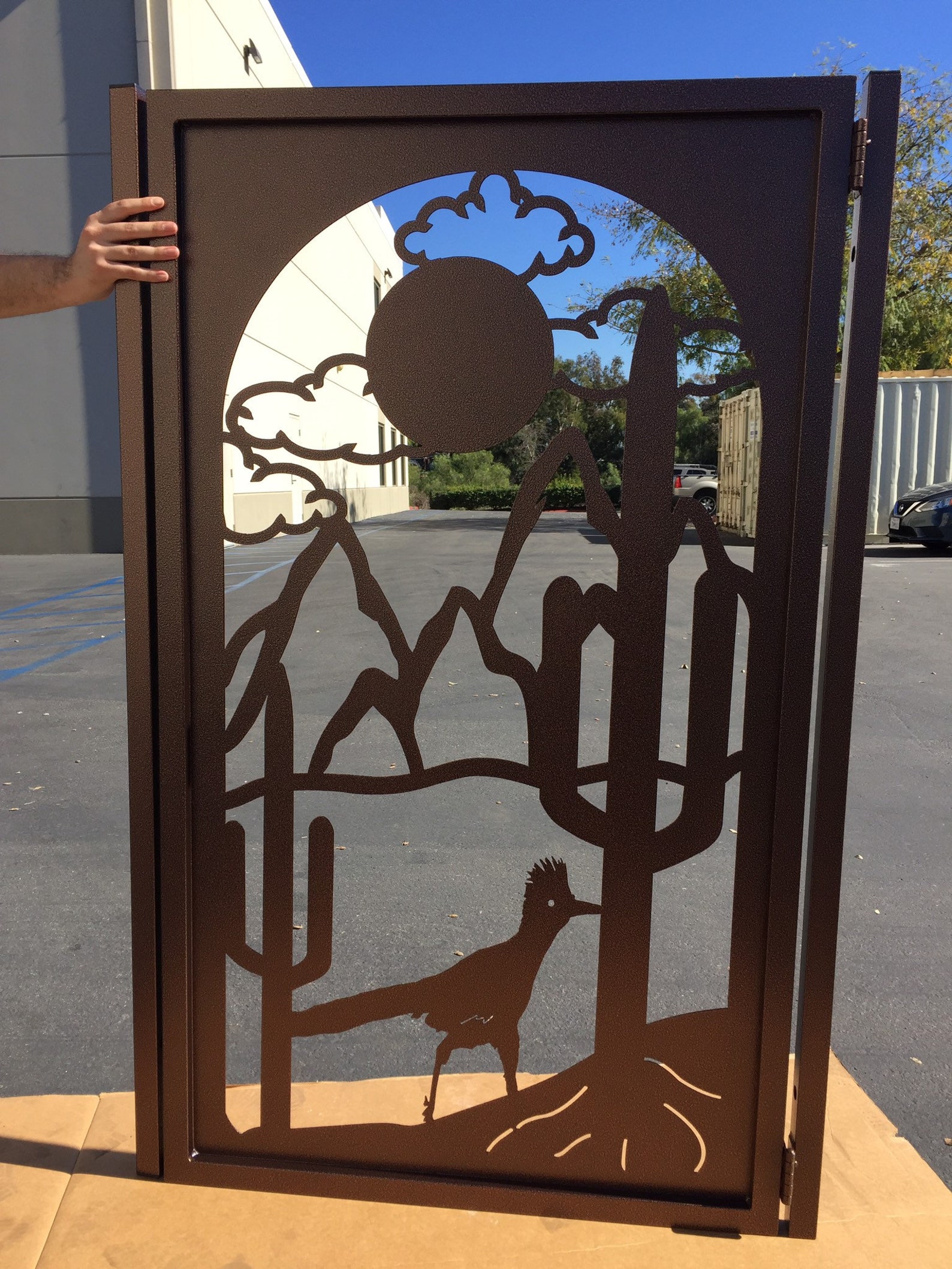 Contemporary Modern Metal Gatemodern Metal Gate Custom Size | Etsy